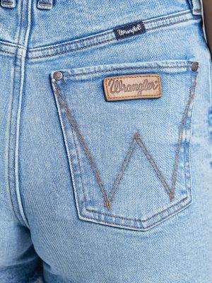 Womens Wrangler Retro® Bailey High Rise Cut Off Shorts