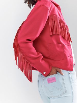 Wrangler x Barbie™ Fringe Wrancher Jacket