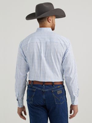 Wrangler® George Strait™ Long Sleeve Button Down One Pocket Shirt | Men ...
