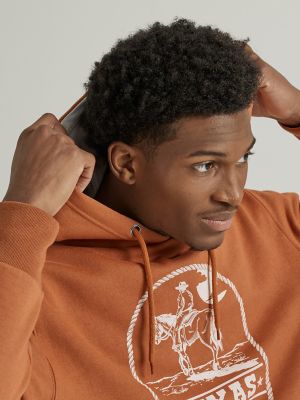 Men's Wrangler Collegiate Roped Pullover Hoodie | Men's SHIRTS | Wrangler®