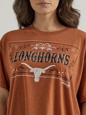 Women's Wrangler Collegiate Logo Oversized Tee