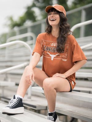 Women's Wrangler Collegiate Logo Oversized Tee