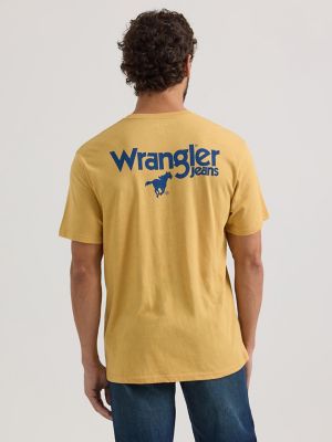 Men's Chest Logo Back Graphic T-Shirt