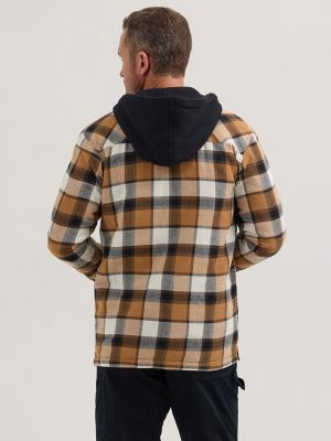 Wrangler® RIGGS Workwear® Long Sleeve Hooded Flannel Work Jacket