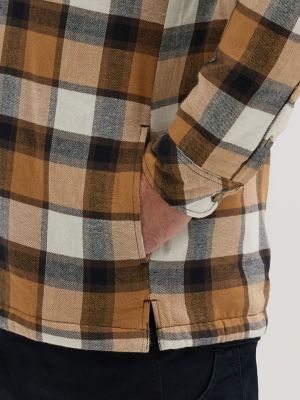 Wrangler® RIGGS Workwear® Long Sleeve Hooded Flannel Work Jacket