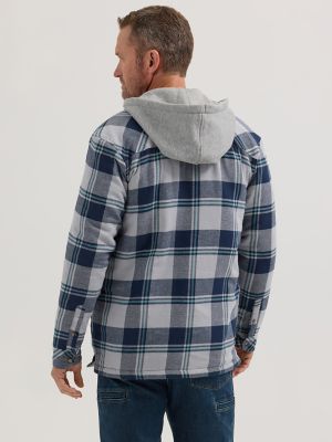 Wrangler® RIGGS Workwear® Long Sleeve Hooded Flannel Work Jacket