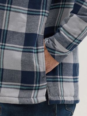 Wrangler® RIGGS Workwear® Long Sleeve Hooded Flannel Work Jacket