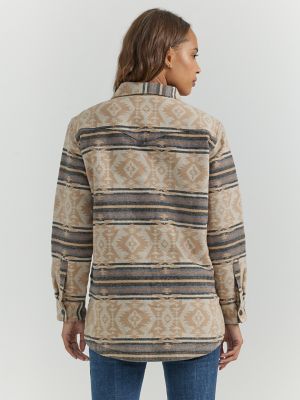 Women's Wrangler Southwestern Jacquard Shacket