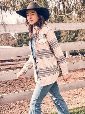 Women's Wrangler Southwestern Jacquard Shacket