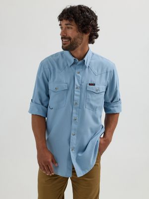 Wrangler ATG™ Men's Western Angler Shirt