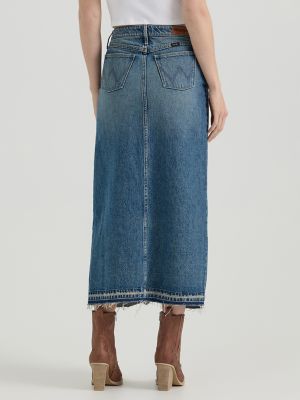 Women's Midi Denim Skirt