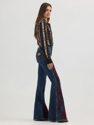 Wrangler x Lainey Wilson Vintage Flocked Bell Bottoms | SALE | Wrangler®